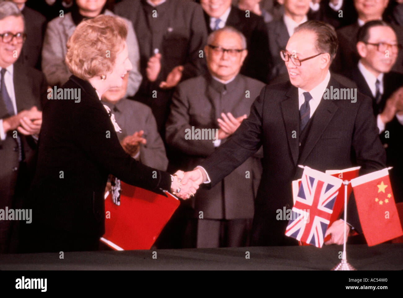 Margaret thatcher in china hi-res stock photography and images - Alamy