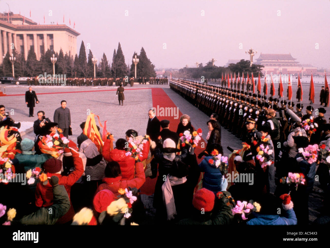 Margaret Thatcher In China Stock Photos & Margaret Thatcher In China ...