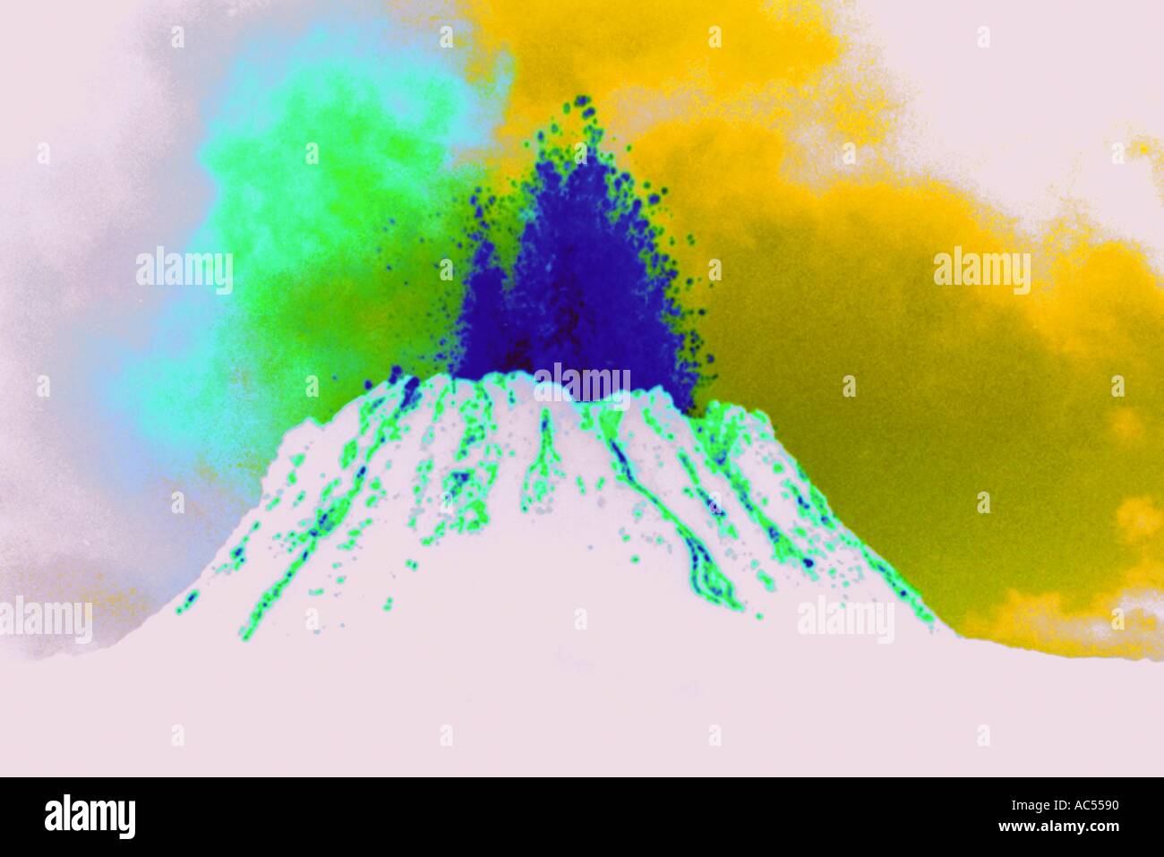 Backdrop erupting fire flame lava flow lava flow red Scenery Scenery ...