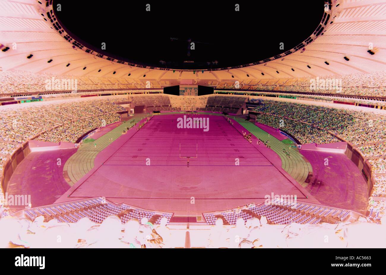 arena bowl crowd event football pitch sport stadium leisure Stock Photo ...