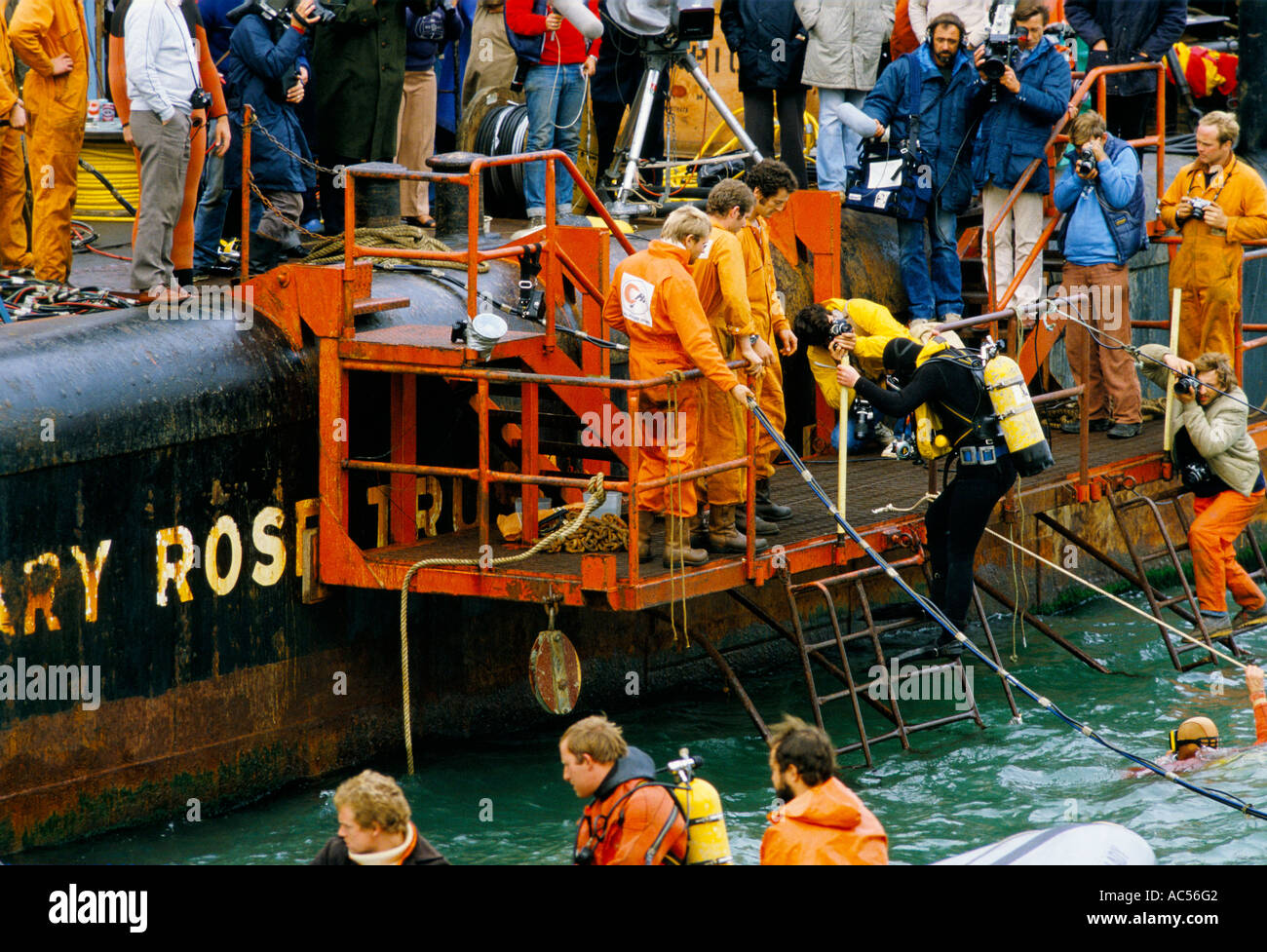 Mary rose prince charles 1982 hi-res stock photography and images - Alamy