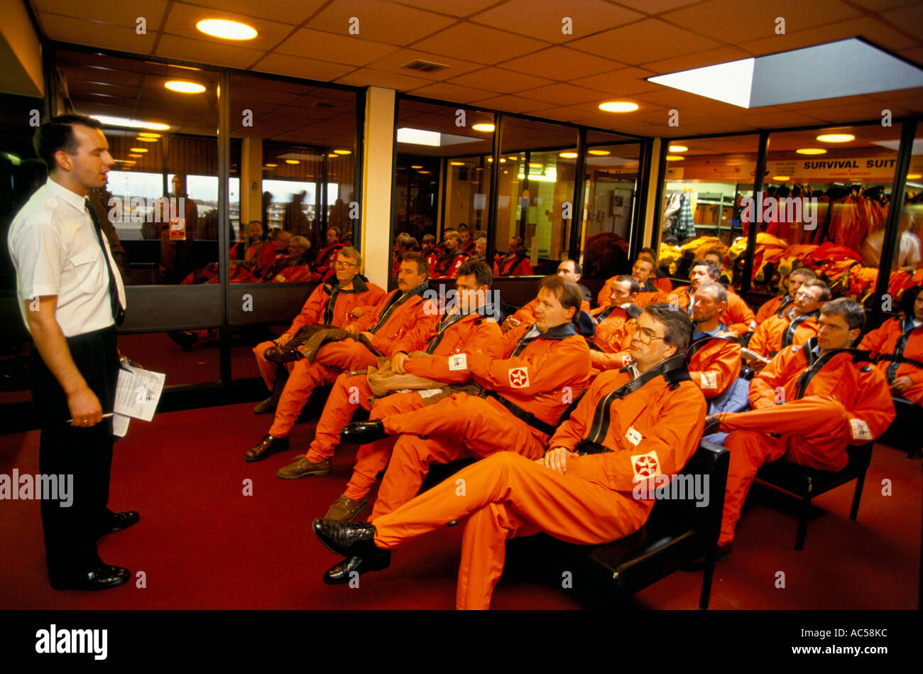Oil north sea workers hi-res stock photography and images - Alamy