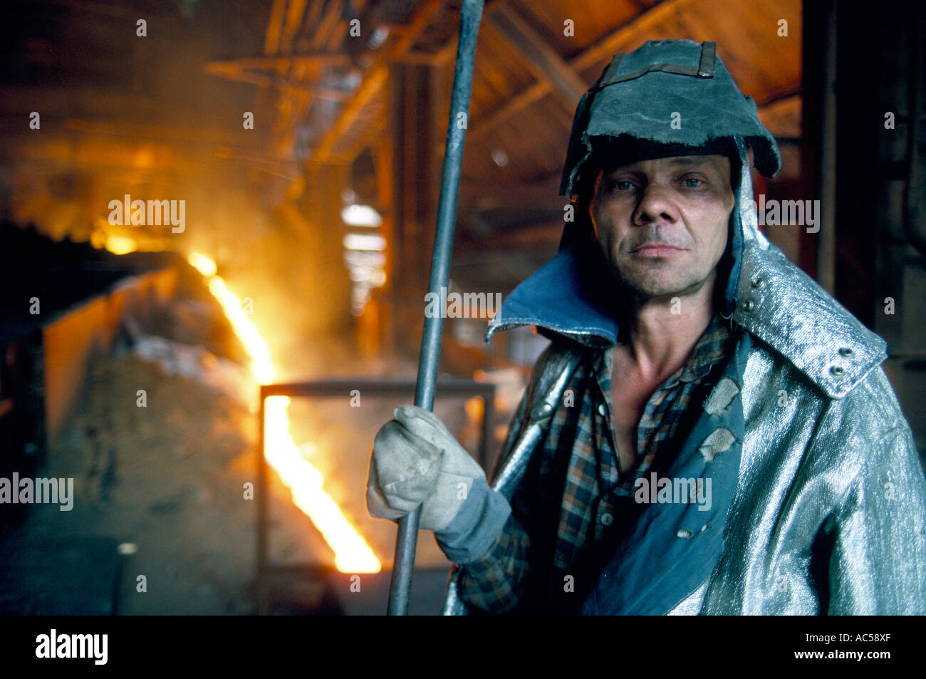 Blast furnace steel melt not molten hi-res stock photography and images ...