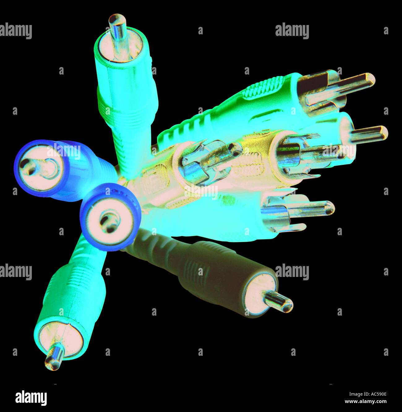 Technology and Communication Technology Communication wire plug cables ...