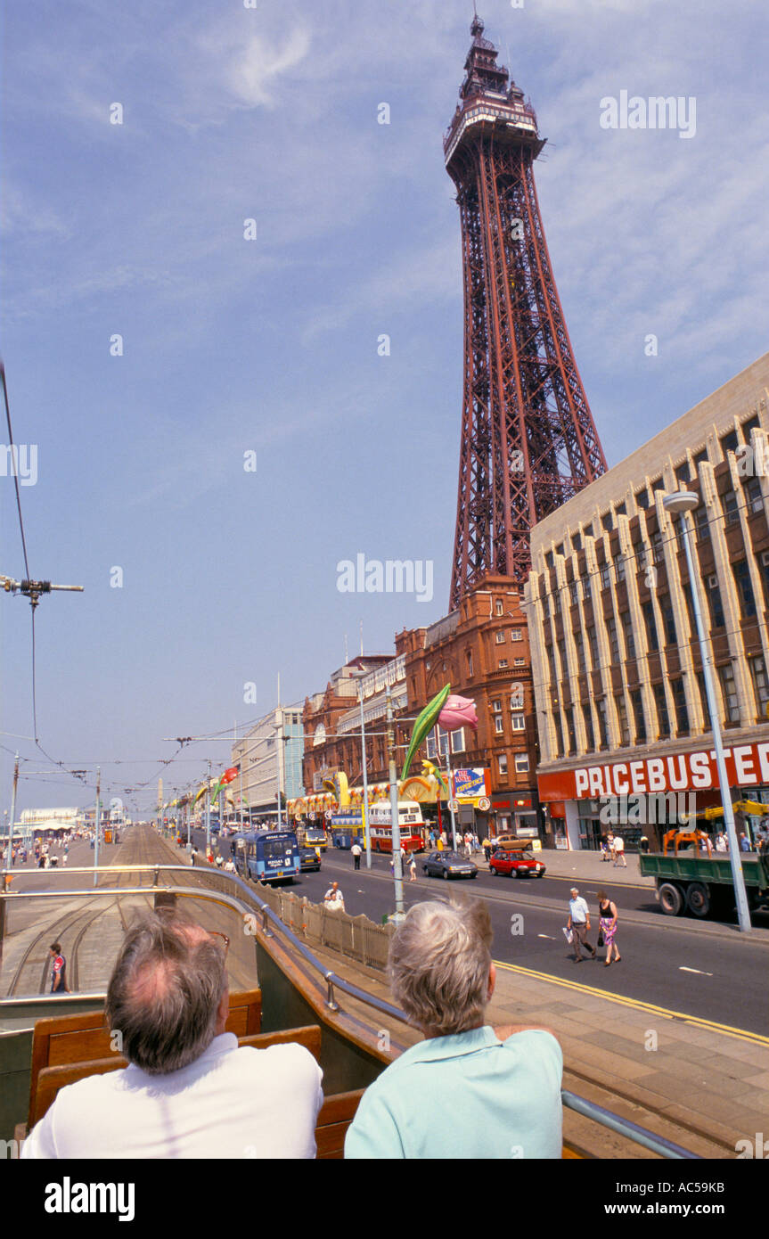 Blackpool tower top view hi-res stock photography and images - Alamy