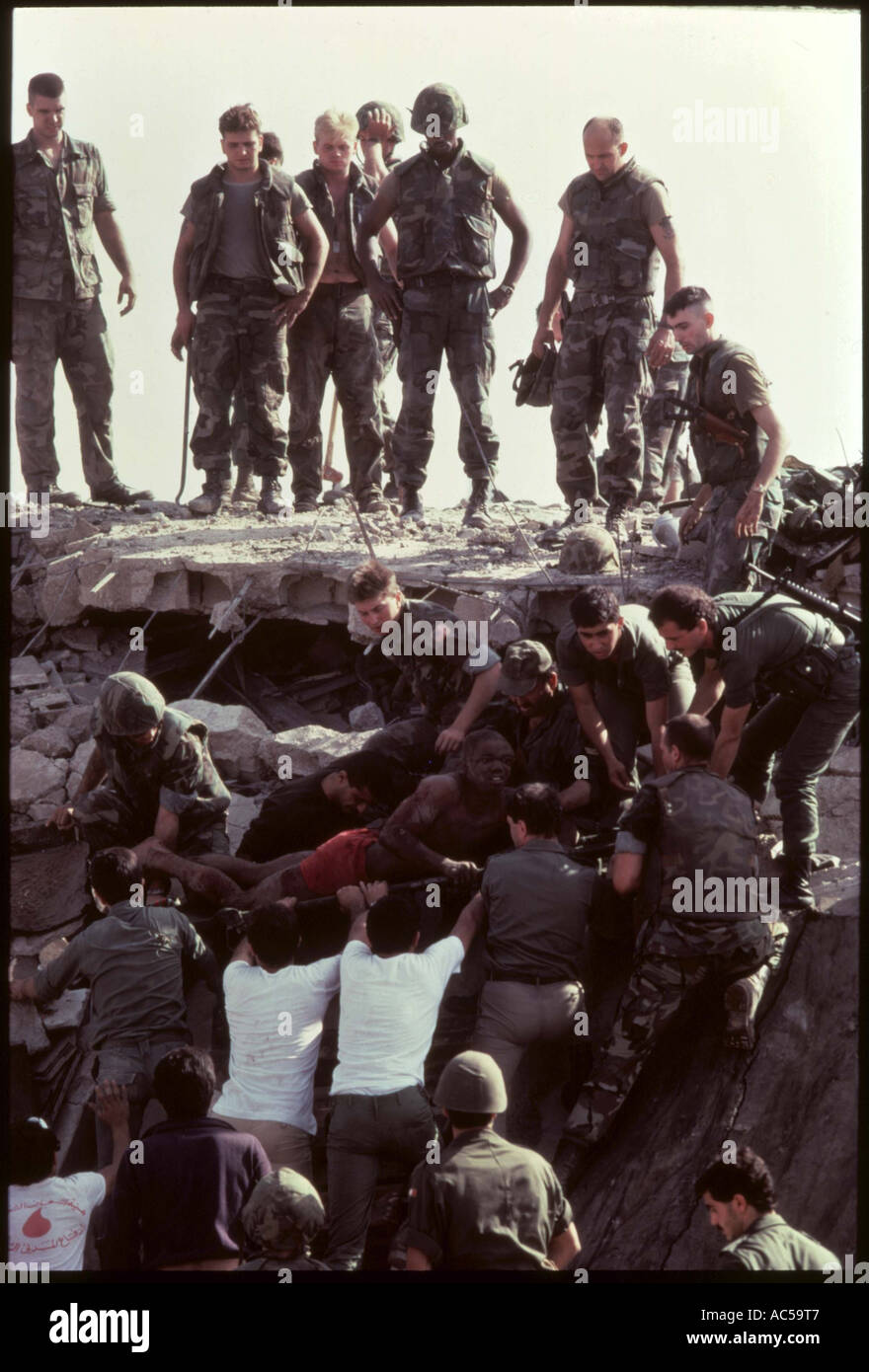 Us marines beirut hi-res stock photography and images - Alamy