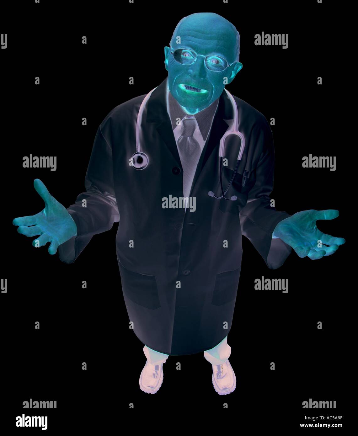 Confused doctor Cut Out Stock Images & Pictures - Alamy