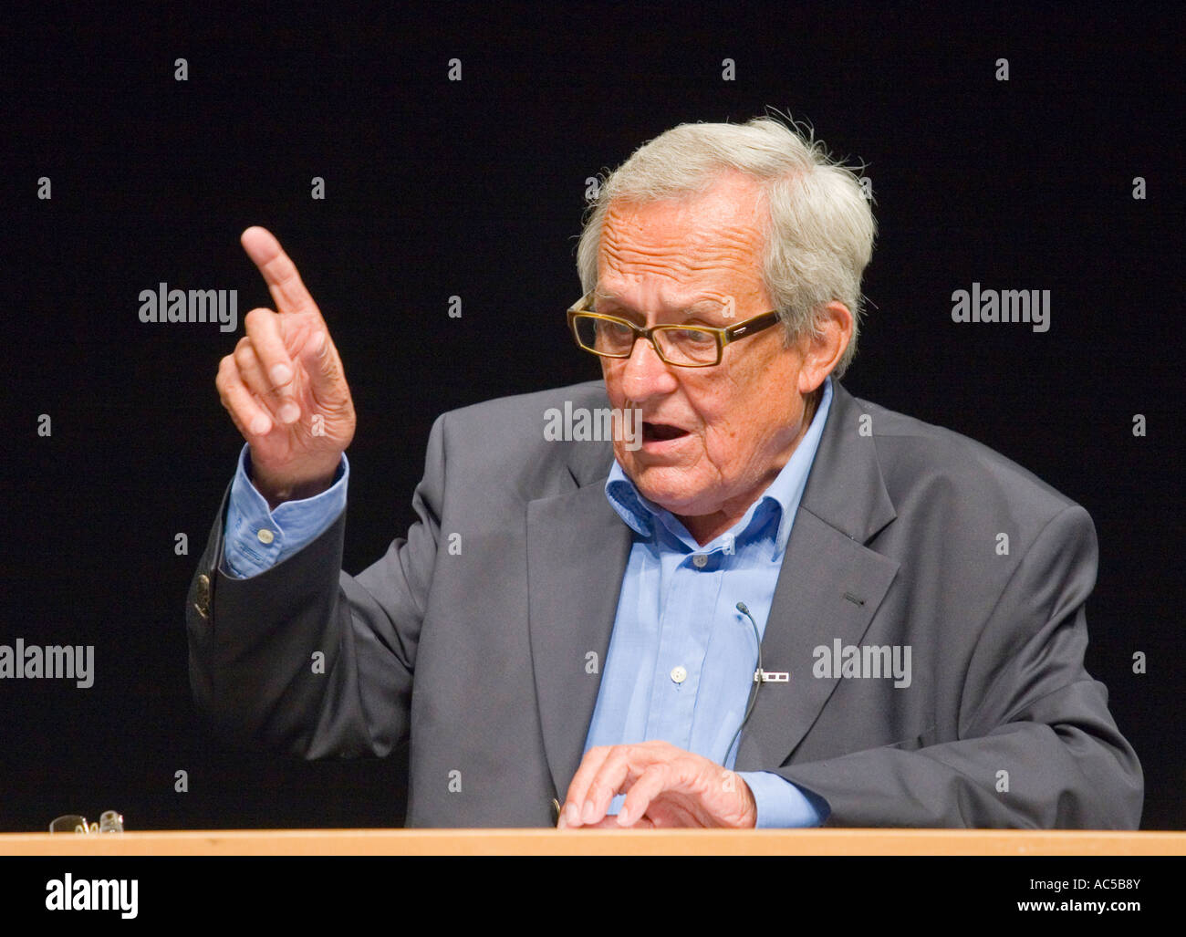 Renowned German cabaret artist Dieter Hildebrandt, who just turned 80 ...