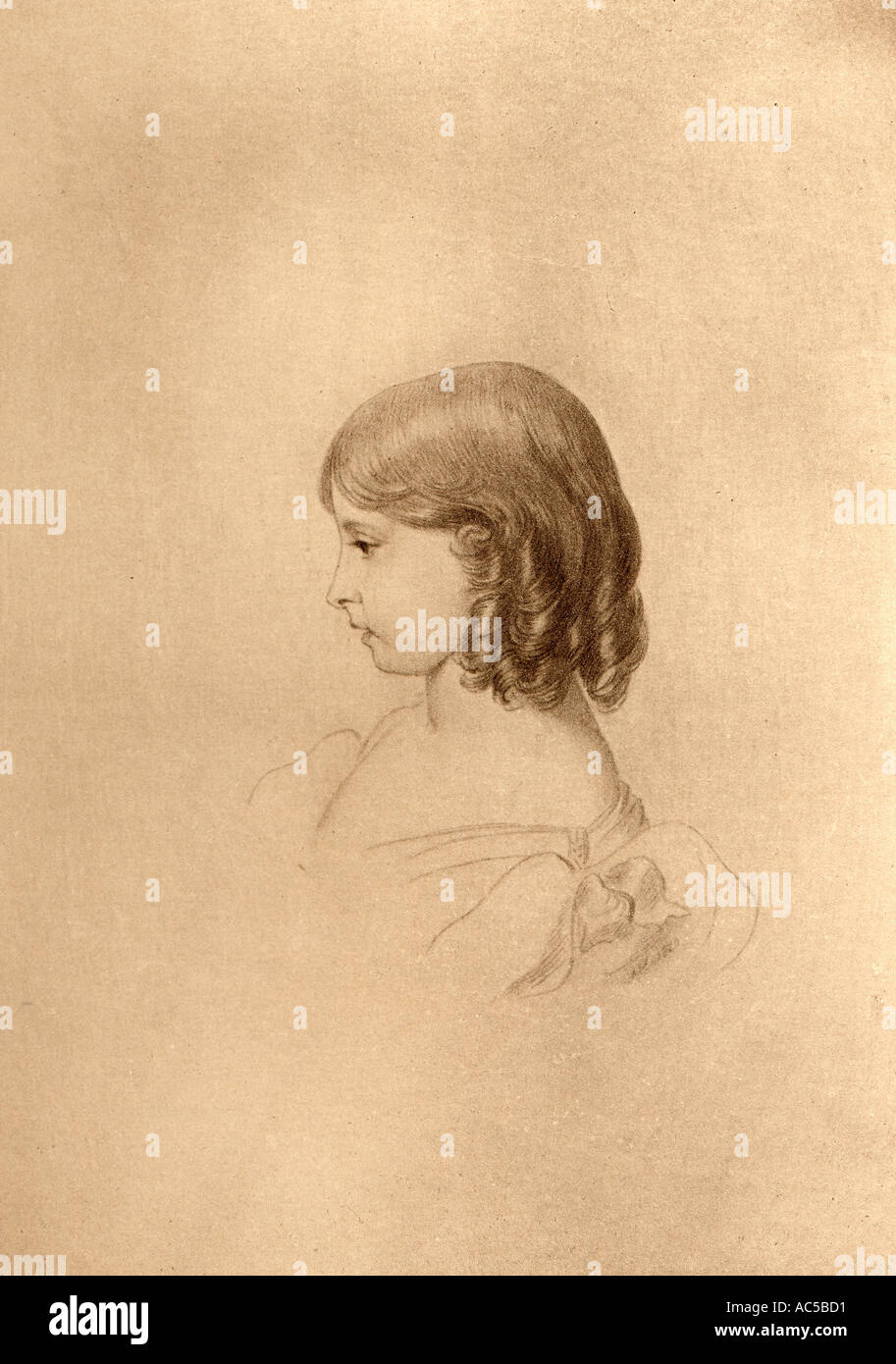 Princess Victoria, 1819 - 1901, seen here as a little girl Stock Photo ...