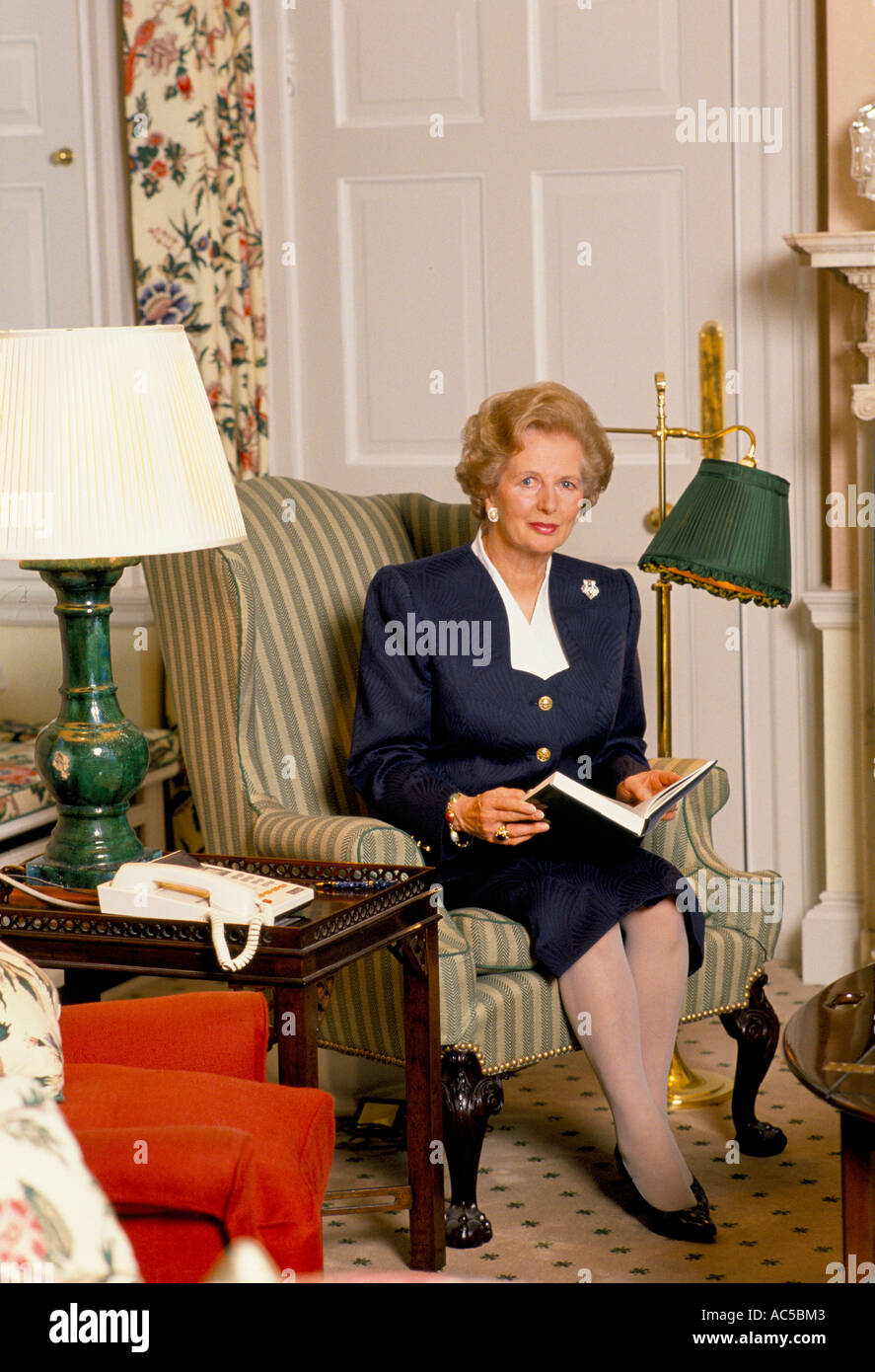 Thatcher blue dress hi-res stock photography and images - Alamy