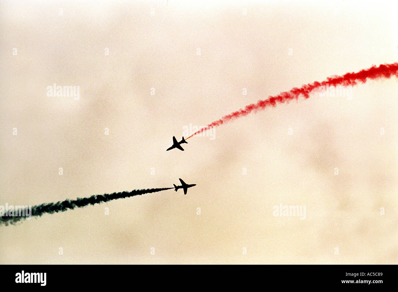 The RAF Red Arrows aerobatics display team Stock Photo - Alamy