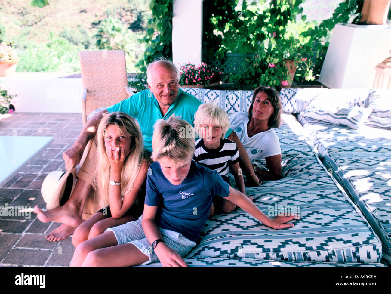 The Family Of Sir James Goldsmith Stock Photos & The Family Of Sir ...