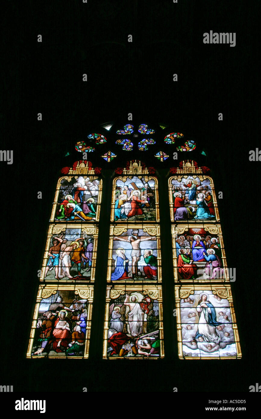 Religious window art hi-res stock photography and images - Alamy