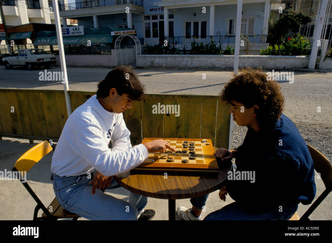 Two turkish men sitting in hi-res stock photography and images - Alamy