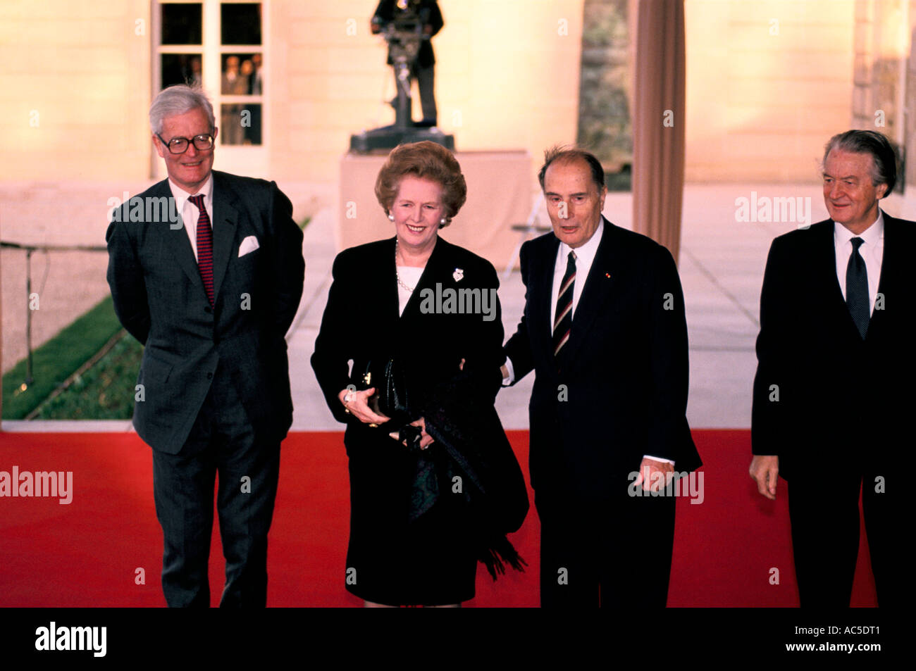 Mitterand thatcher hi-res stock photography and images - Alamy
