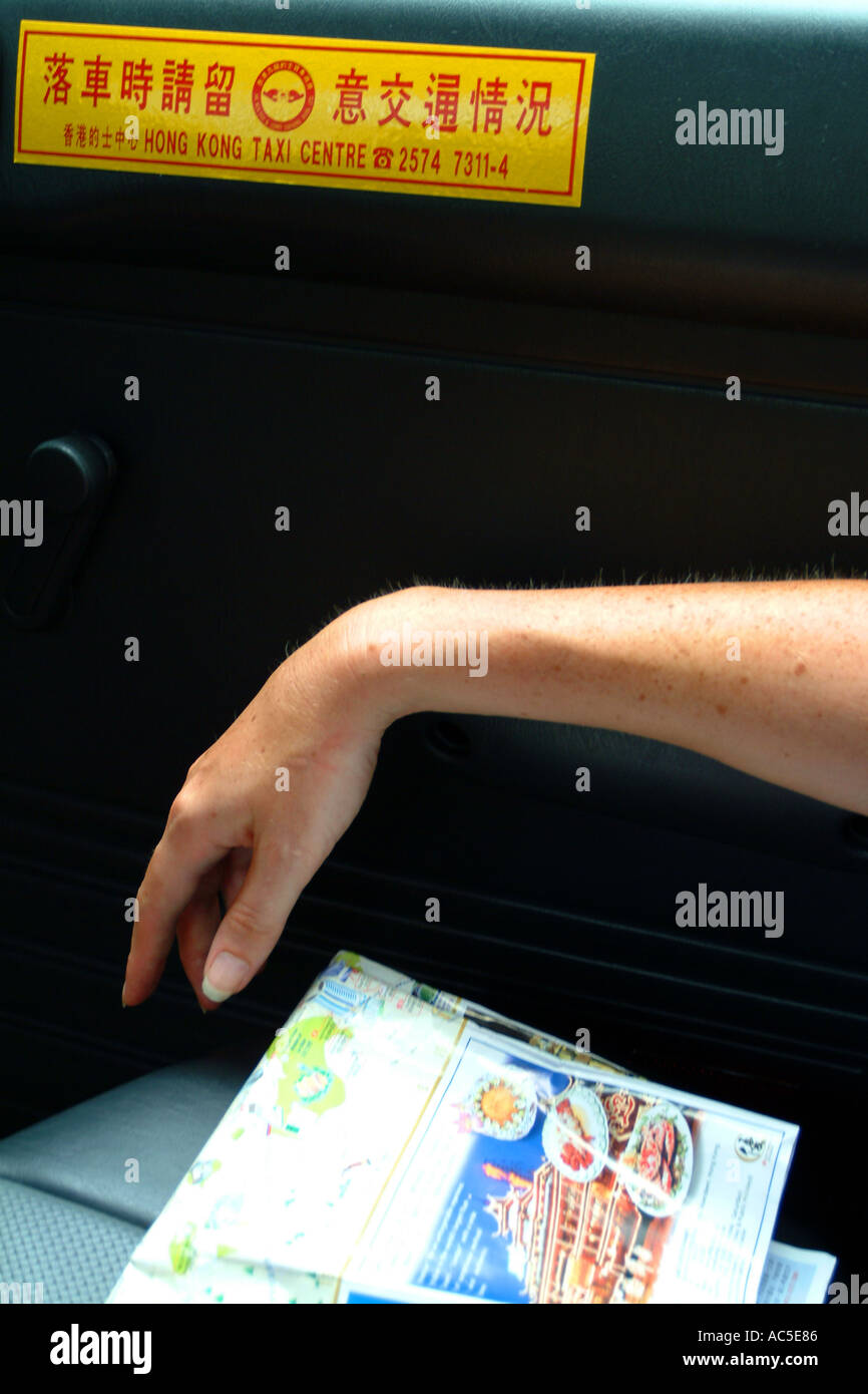 Hong kong taxi interior hi-res stock photography and images - Alamy