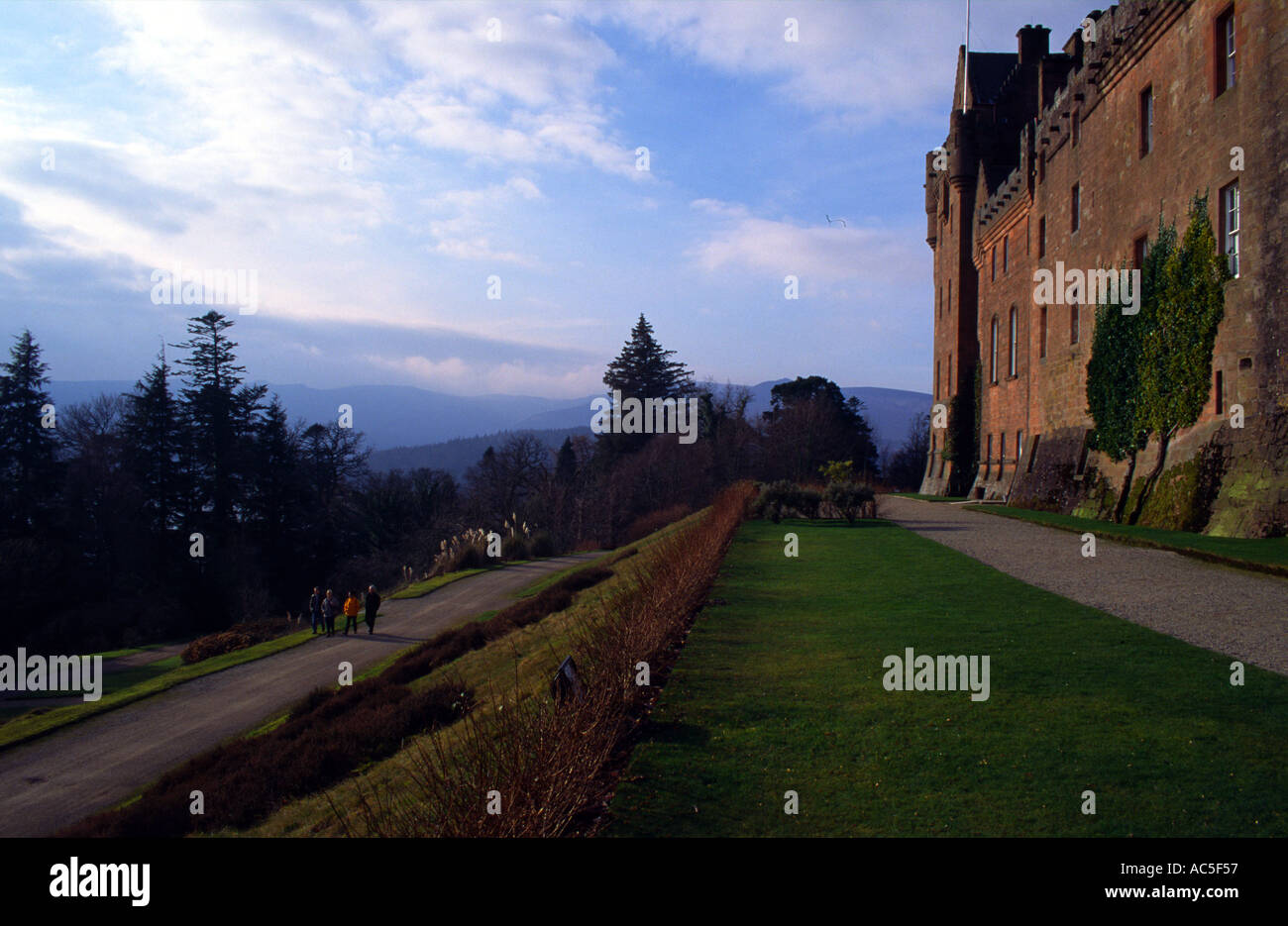 Brodick Castle on the Island of Arran Stock Photo - Alamy