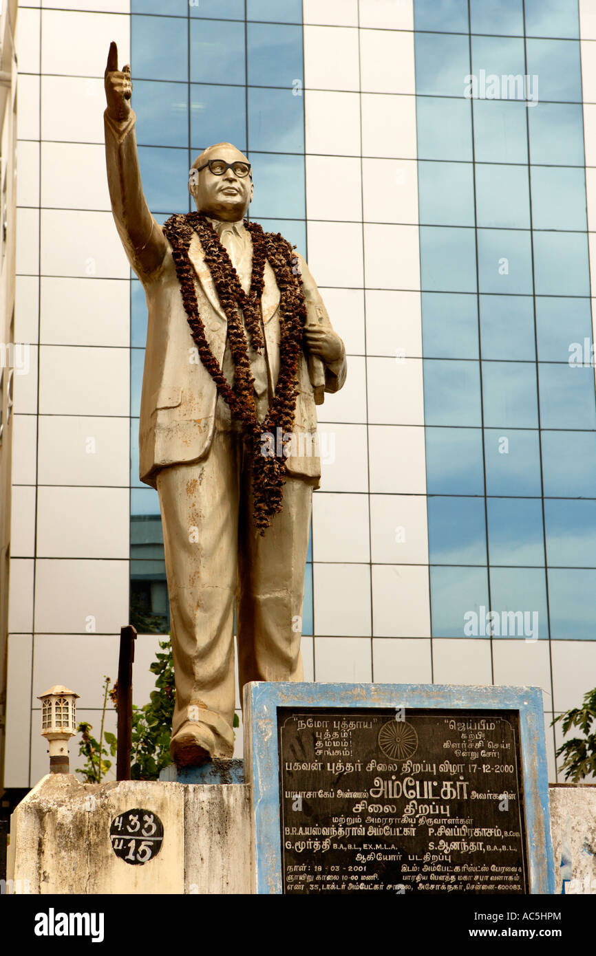 Political Sculpture Chennai Madras Tamil Nadu South India Asia Stock ...