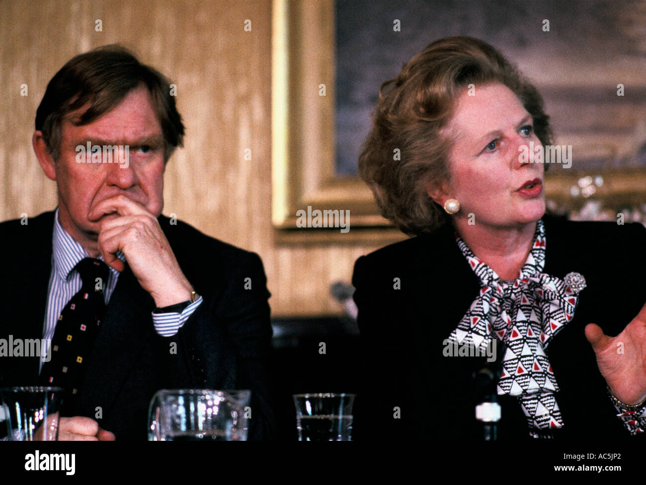 Bernard ingham and thatcher High Resolution Stock Photography and ...