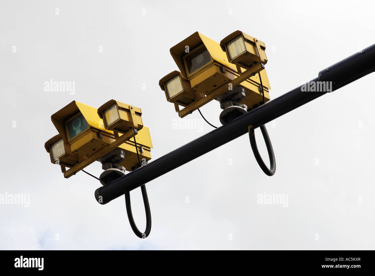 specs speed cameras along upper thames street london england uk Stock ...