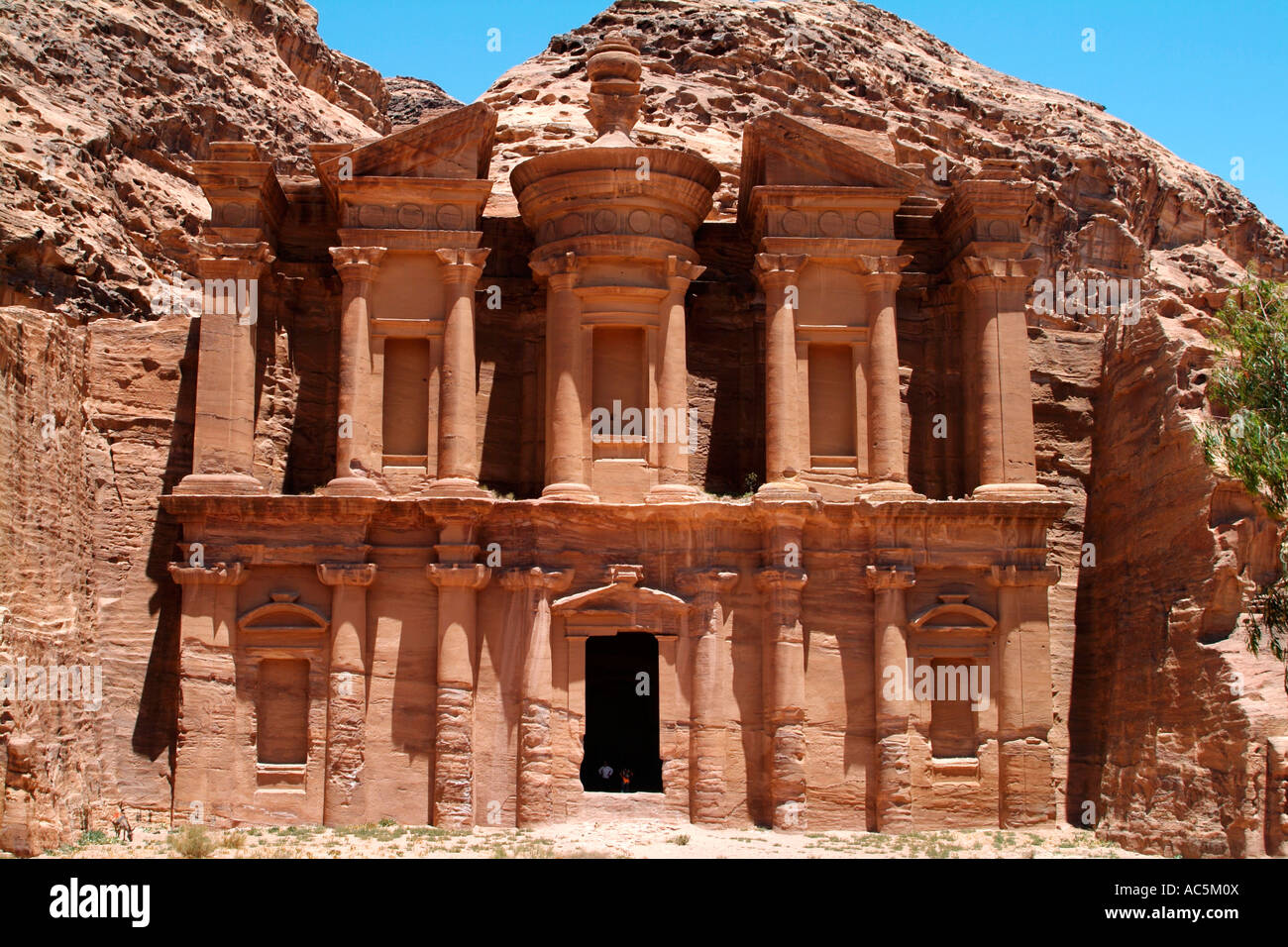 The Monastery at Petra in Jordan Stock Photo - Alamy