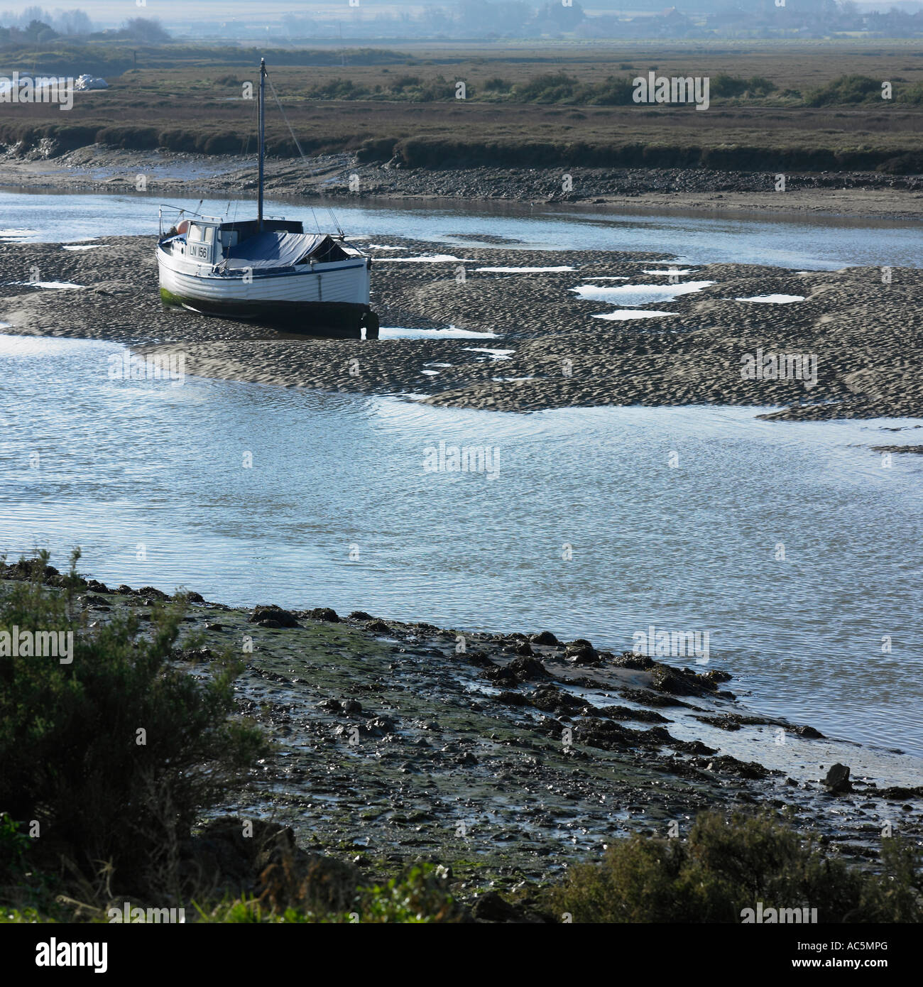 Burnham Overy Staithe Stock Photo - Alamy