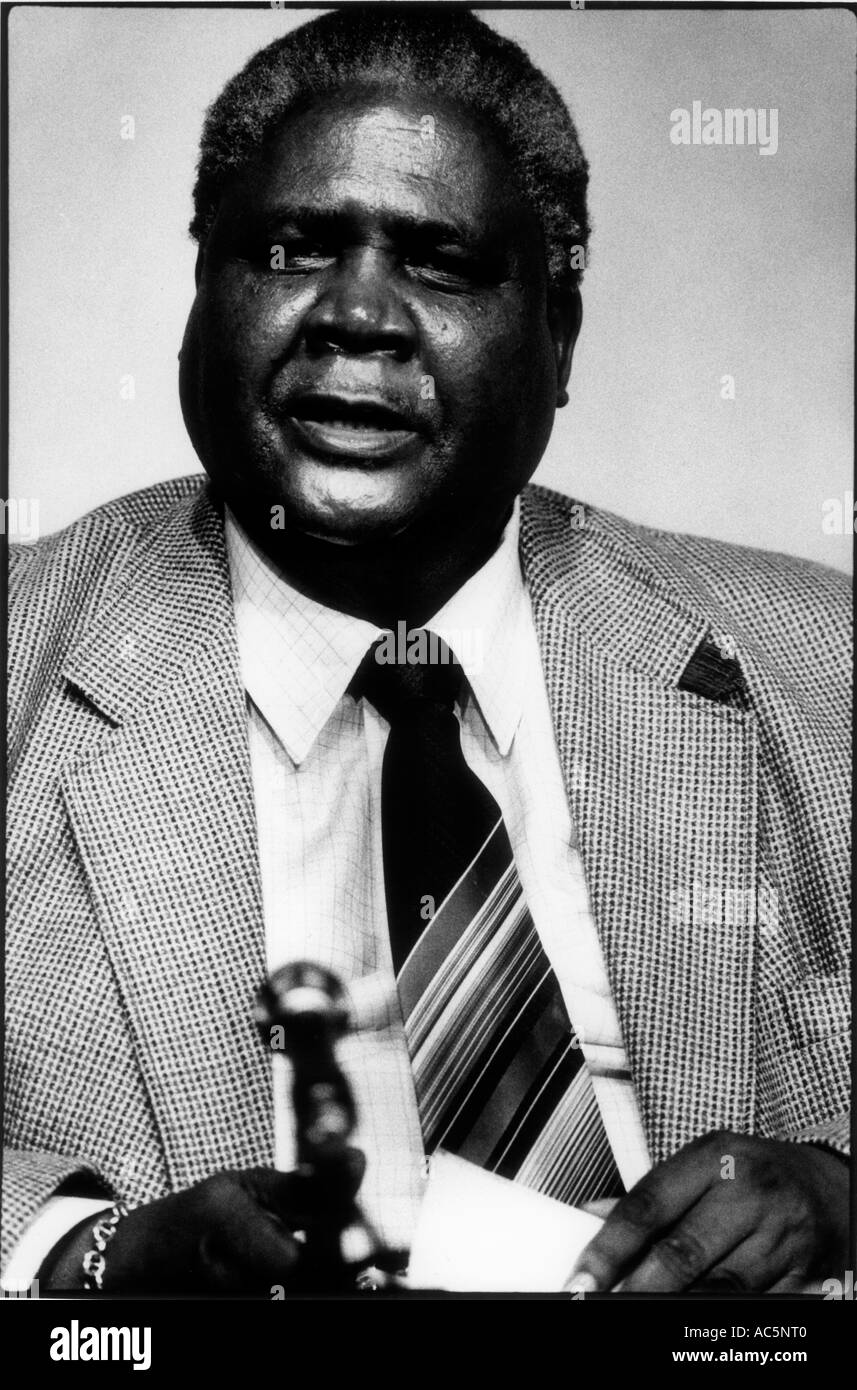 Leader of the zimbabwe african peoples union zapu hi-res stock ...
