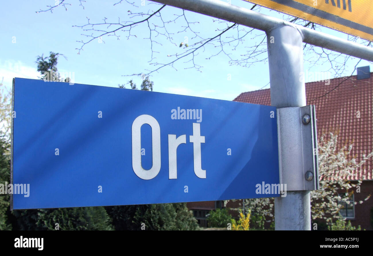 Street name close up Stock Photo - Alamy