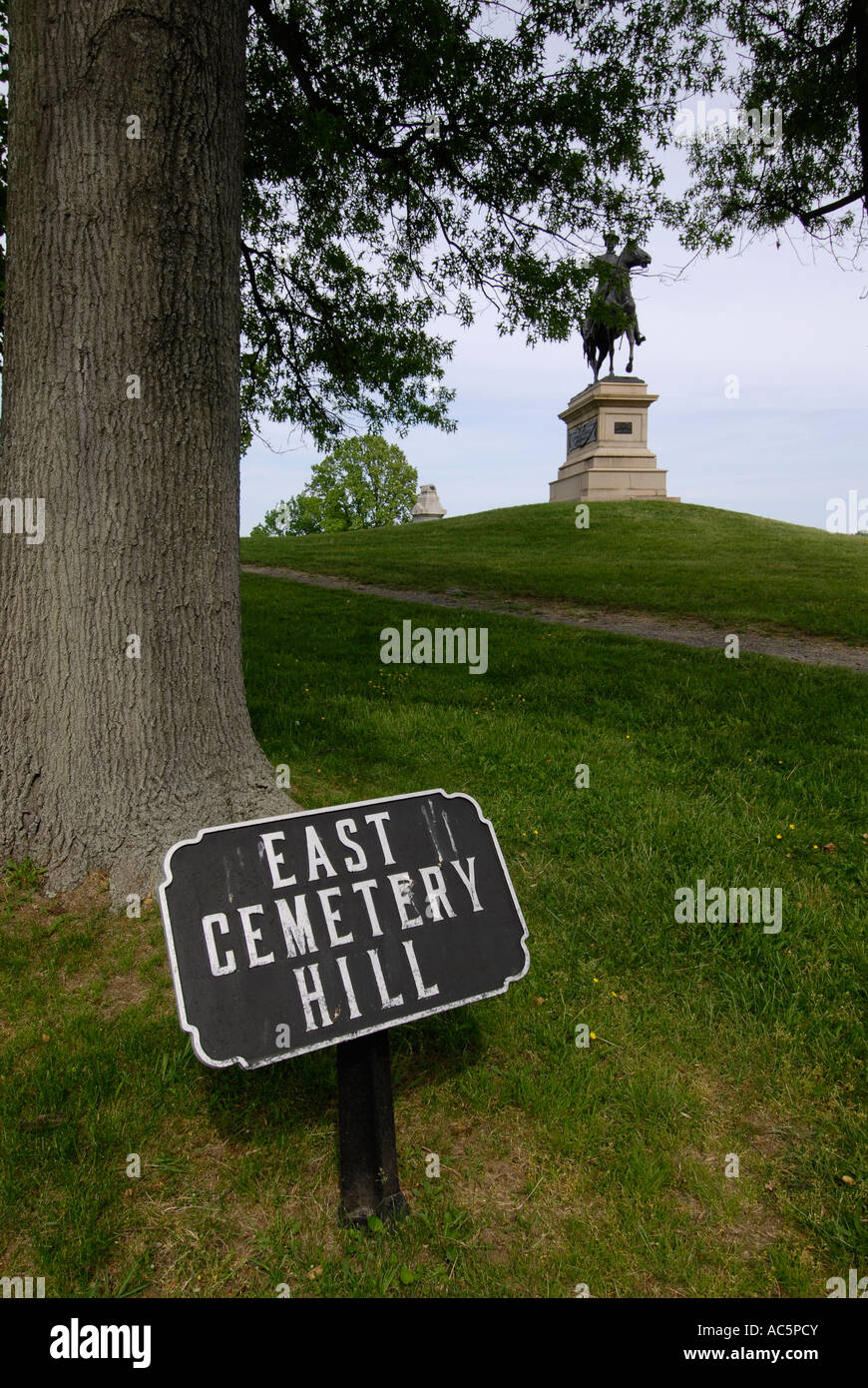 East Cemetery Hill at the Gettysburg National Battlefield Park and ...