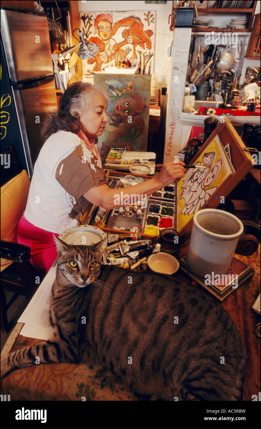 Artist studio, Melbourne, Australia, vertical Stock Photo - Alamy