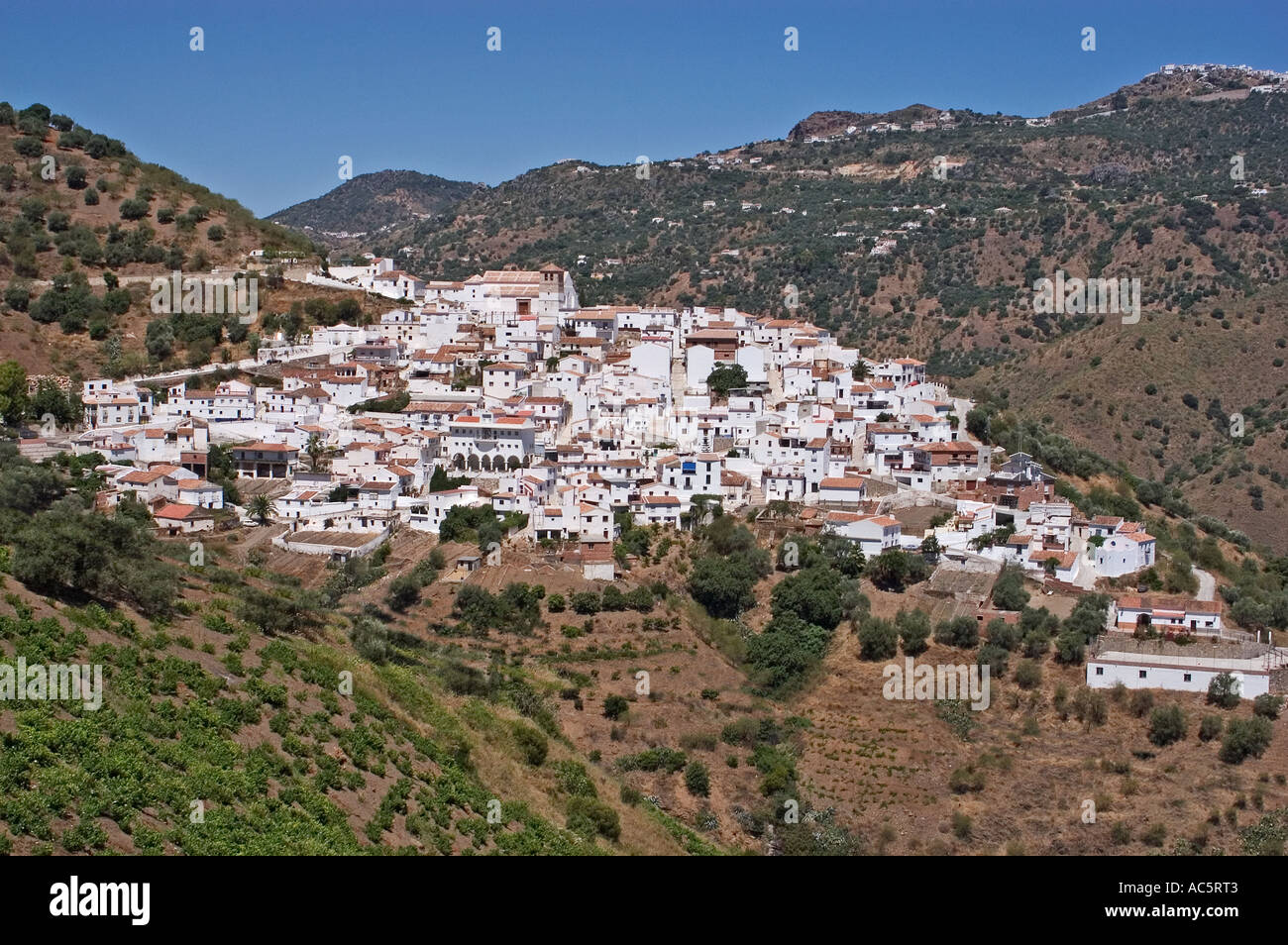 white village of cutar to axarquia malaga costa del sol andalusia spain ...