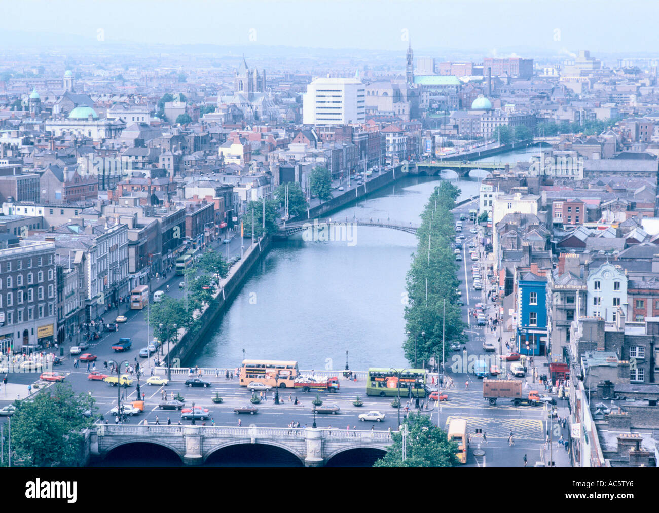 Aerial view dublin skyline hi-res stock photography and images - Alamy