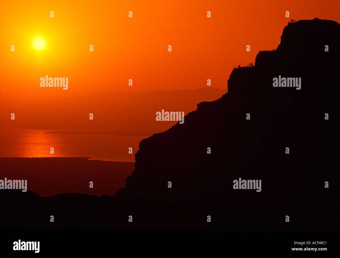 Masada at sunrise in Israel Ancient Arid Climate Dead Sea Dusk Fort ...