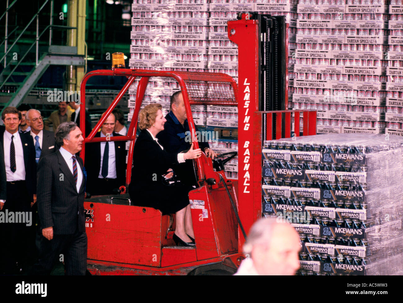 Thatcher blue dress hi-res stock photography and images - Alamy