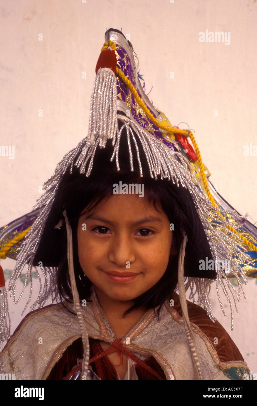 1, one, Guatemalan girl, Mayan girl, eye contact, Dance of the Conquest ...