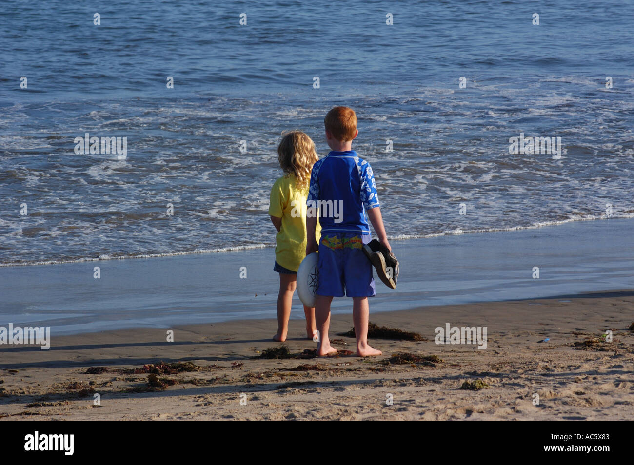 Children Playing Beach Stock Photo - Alamy