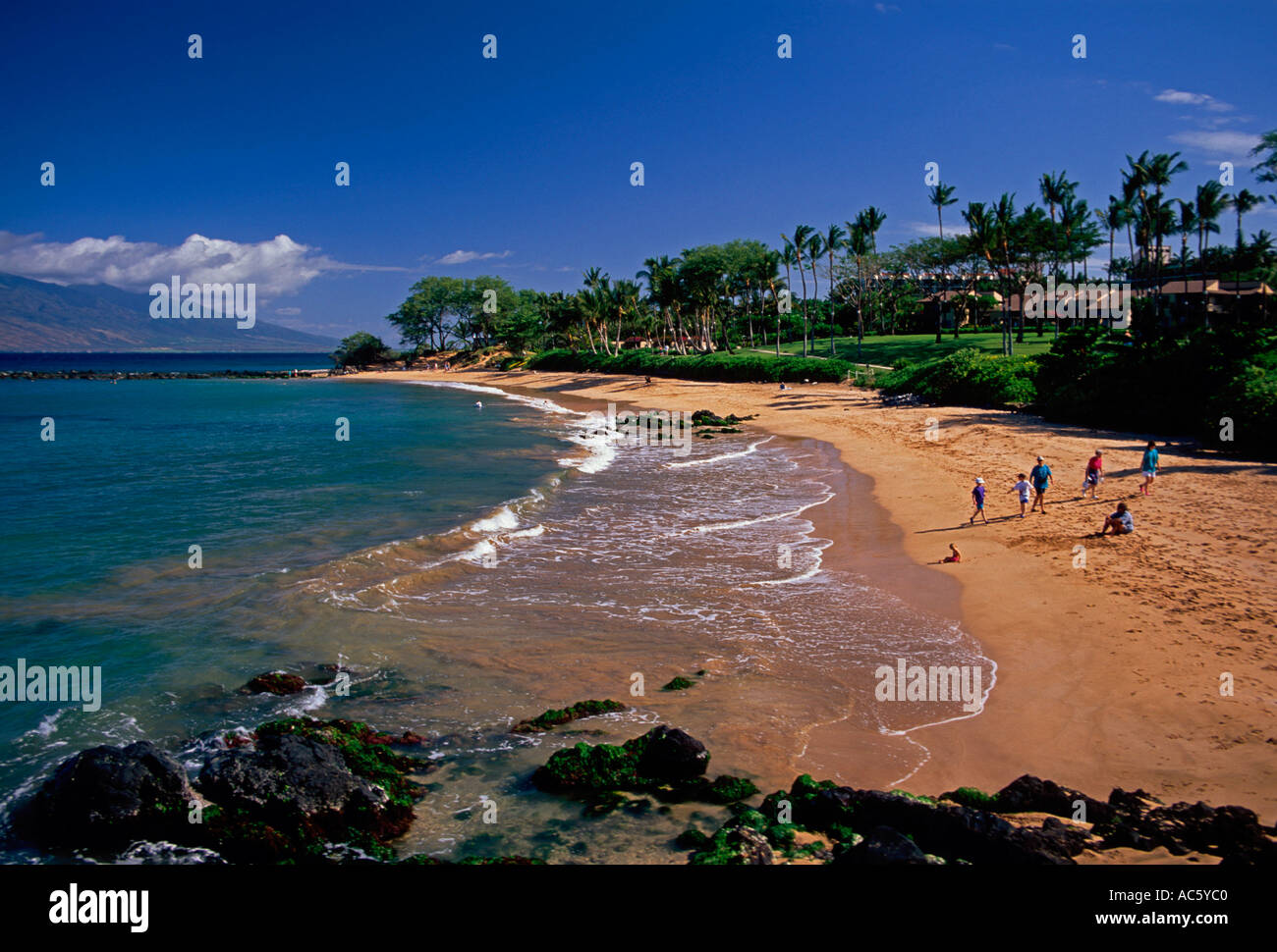 Wailea beach walk hi-res stock photography and images - Alamy