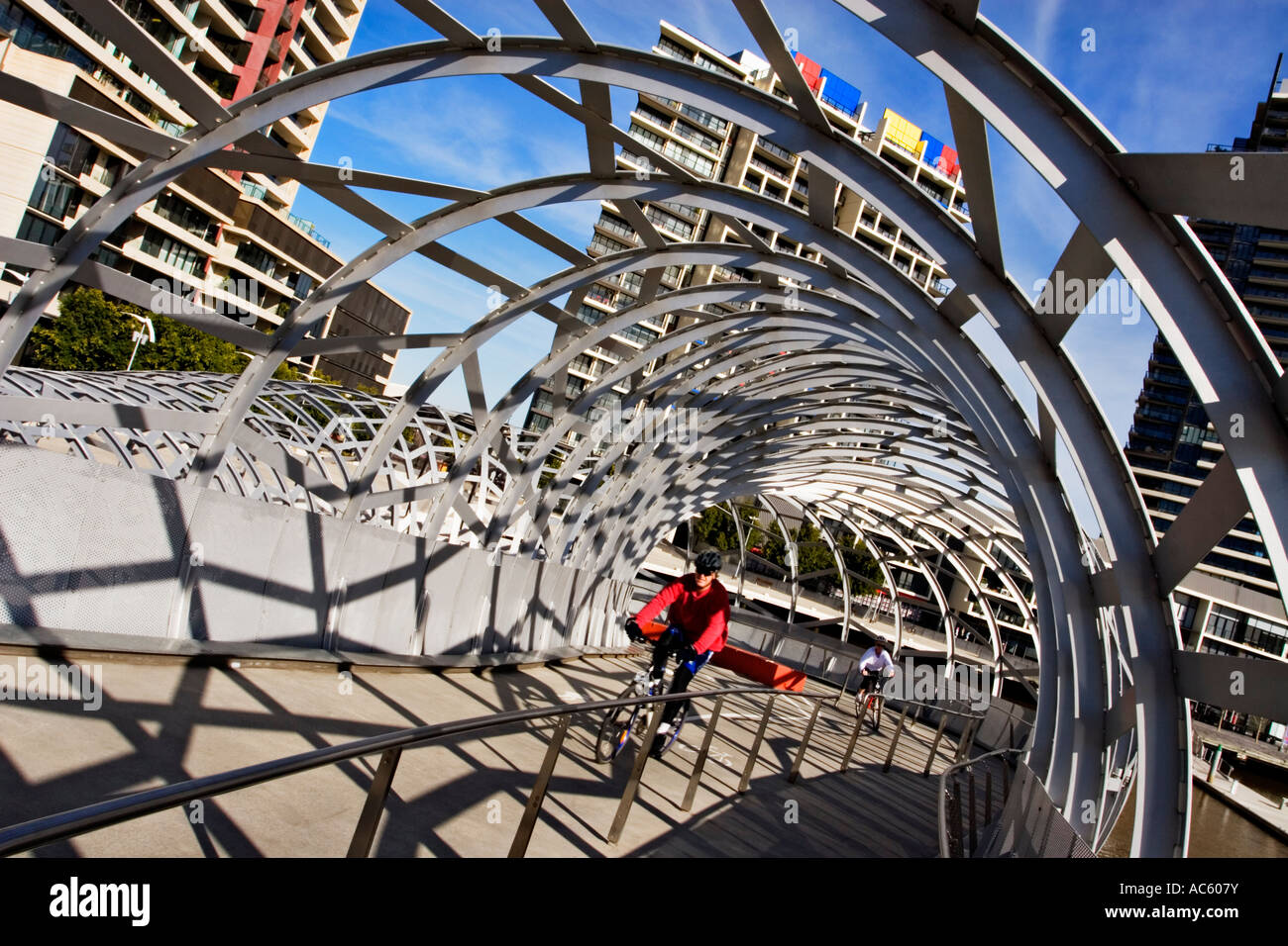 Webb Bridge located in Melbourne Docklands Melbourne Victoria Australia ...