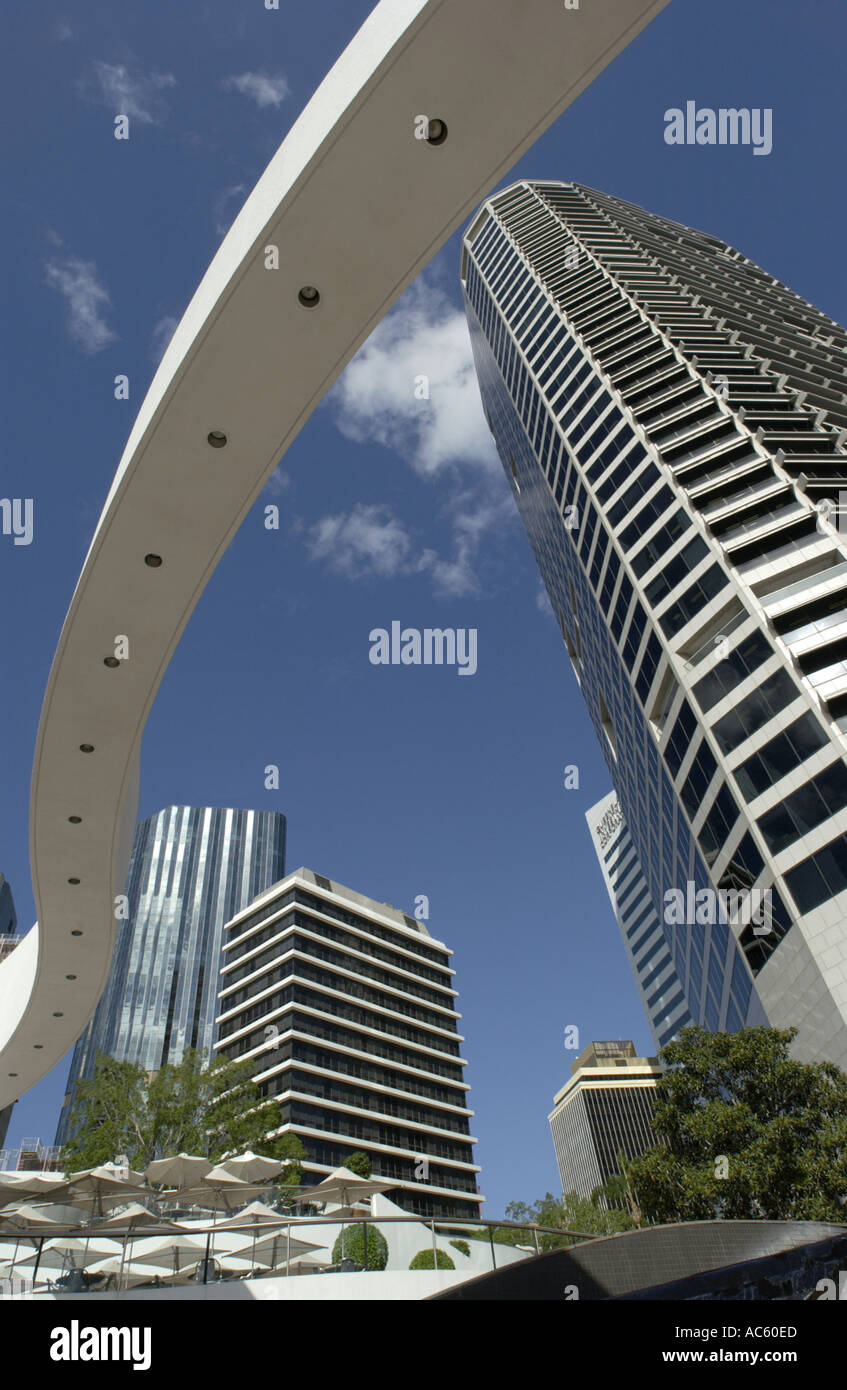District curved curve curving arch archway downtown australian ...