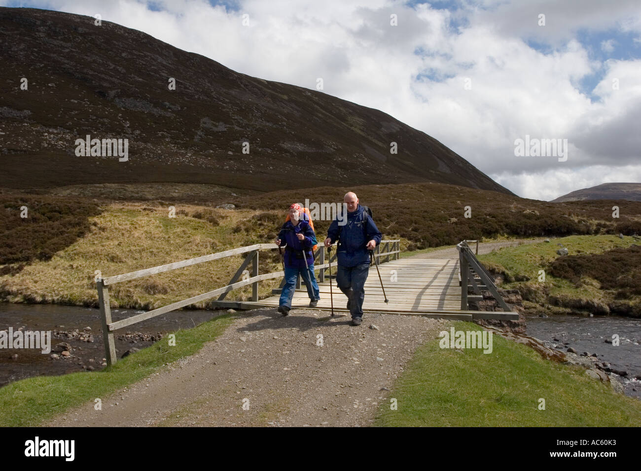 Loch Callater, Eastern Cairngorms Challenge, Scotland uk Stock Photo ...