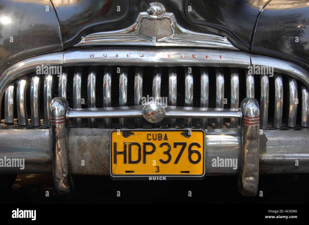 Cuba car number plate close hi-res stock photography and images - Alamy