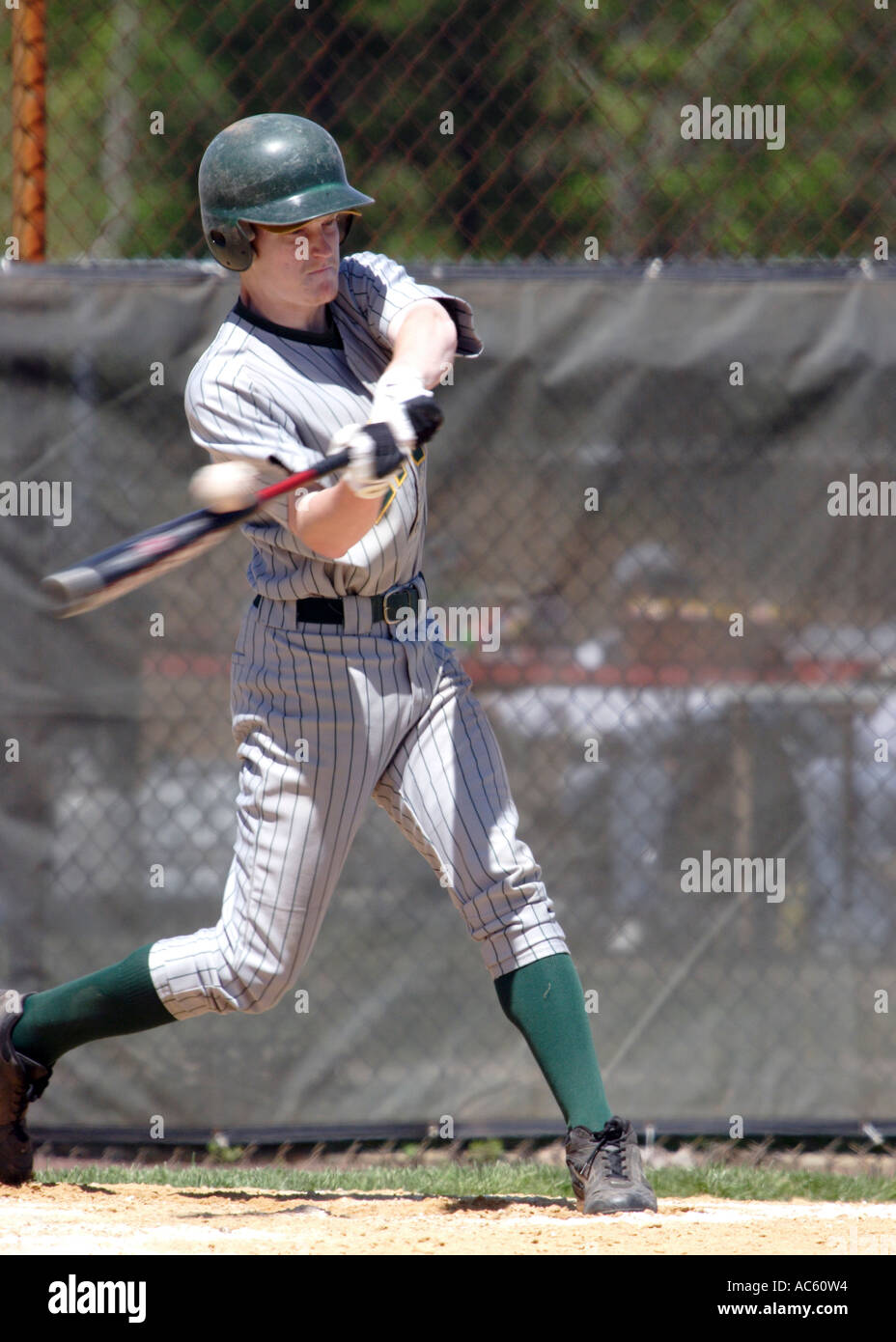 Baseball batter hit ball hi-res stock photography and images - Alamy