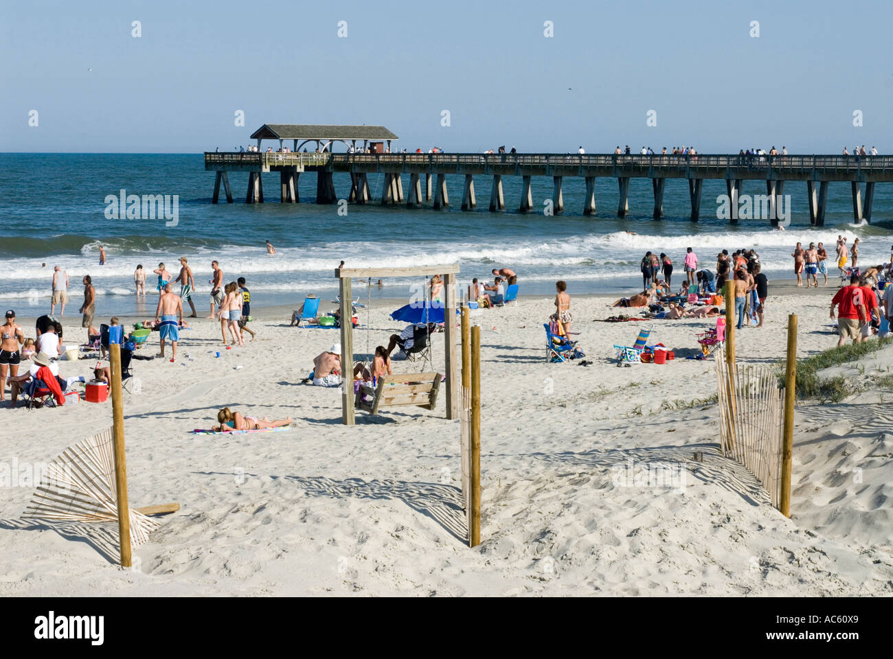 Tybee island north beach hi-res stock photography and images - Alamy