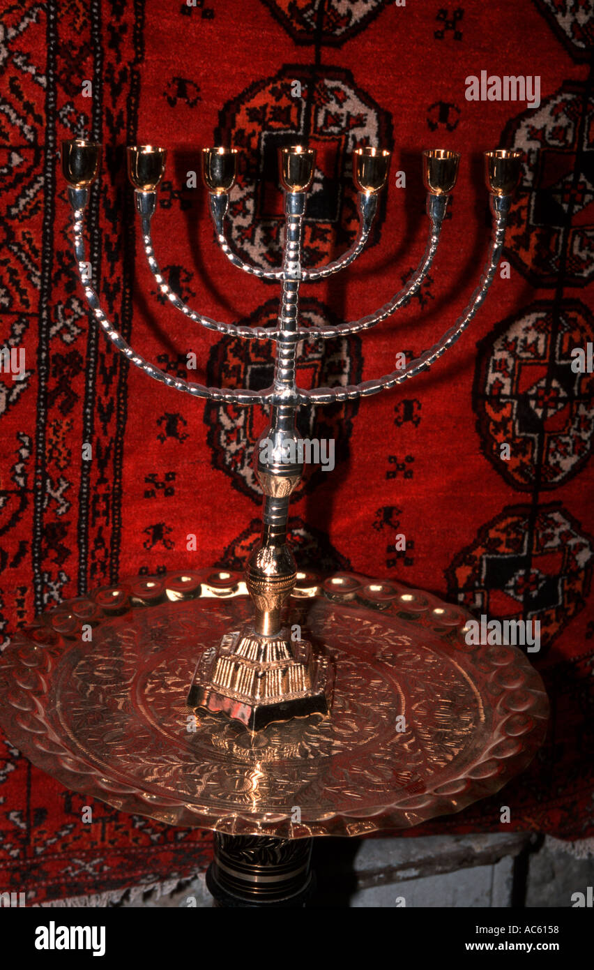 Menorah in Jerusalem Israel Stock Photo - Alamy