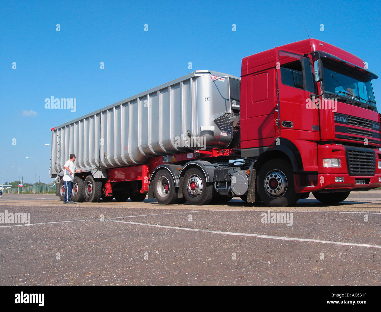 Truck and Trailer ABP Associated British Ports Grain Exports Stock ...