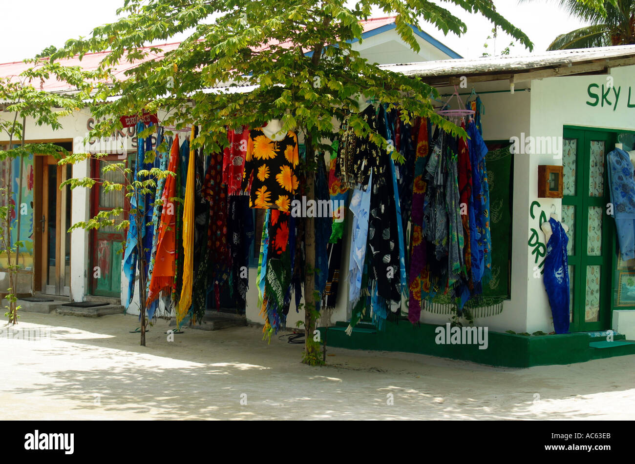 Local shopping for tourists on especially designated island Maldives ...