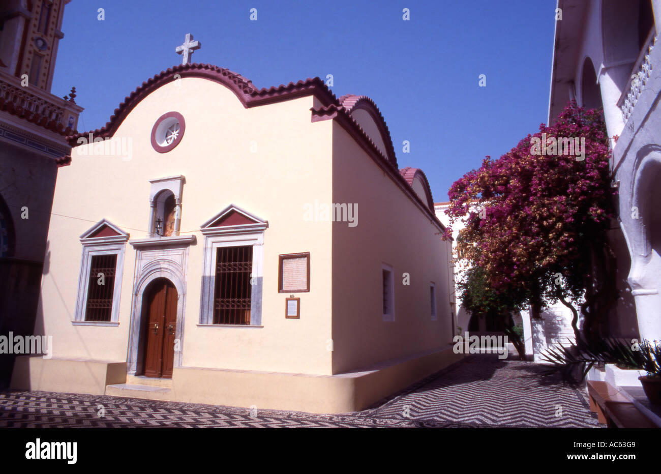 Greece Dodecanese Islands Symi The 18th century Byzantine style ...