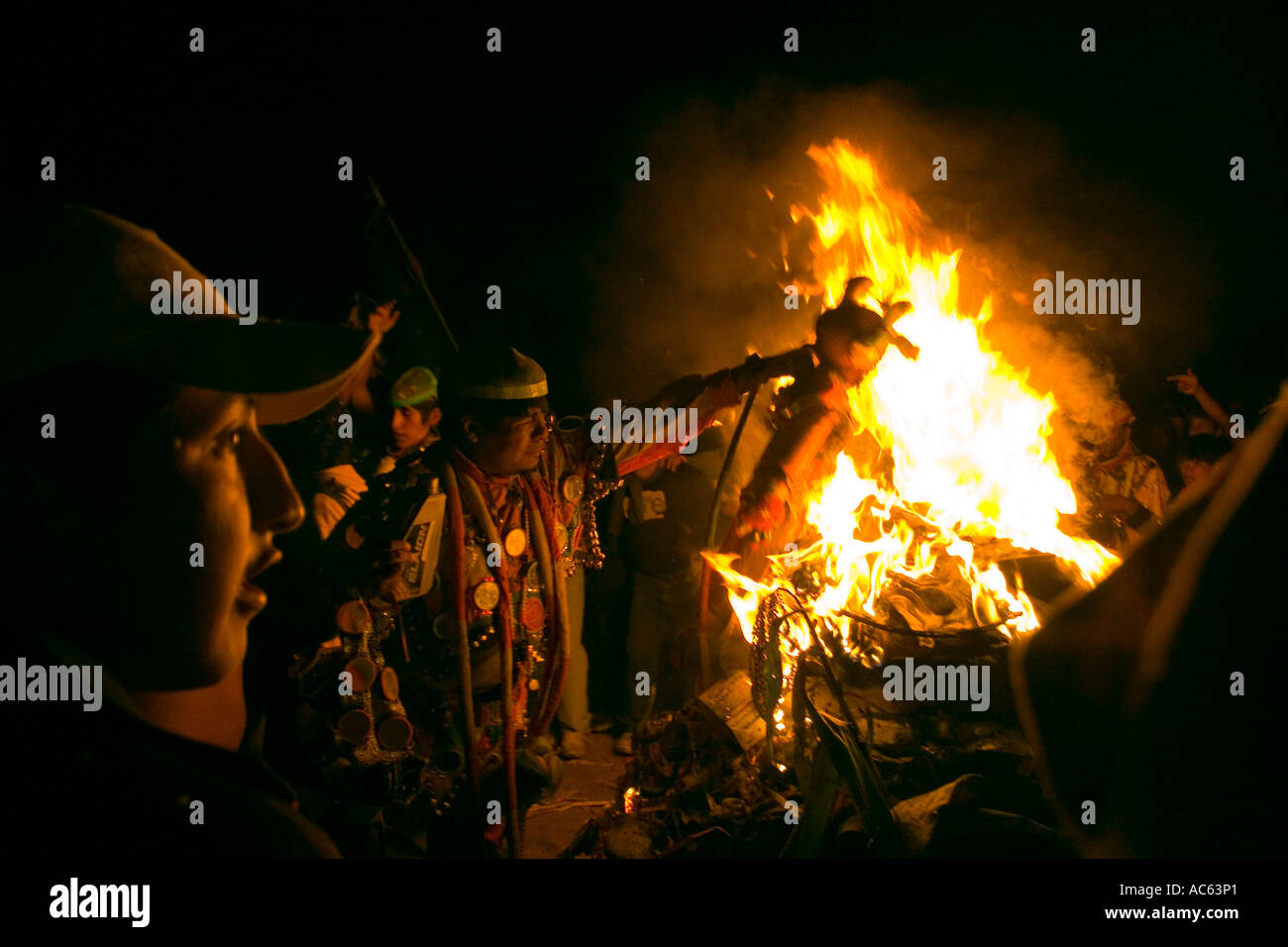 the burial of the Devil which marks the end of the carnival in Tilcara ...