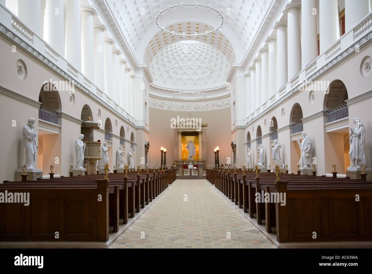 Inside of The Church of our Lady Stock Photo - Alamy