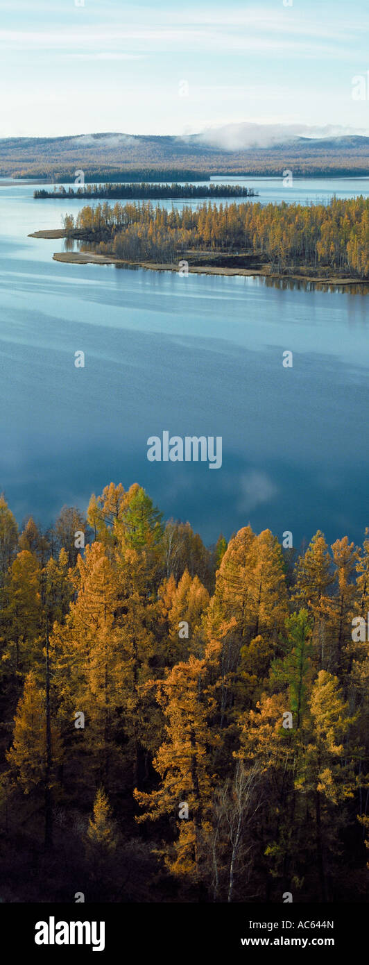 Azas (Todja) lake. Todja Kozhuun (district). The Sayan Mountains. The ...